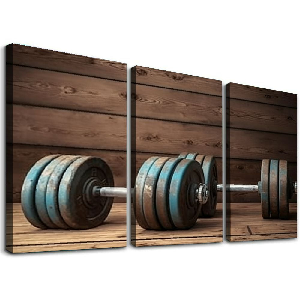 Nawypu Dumbbells Fitness Bodybuilding Poster Picture HD Canvas Print ...