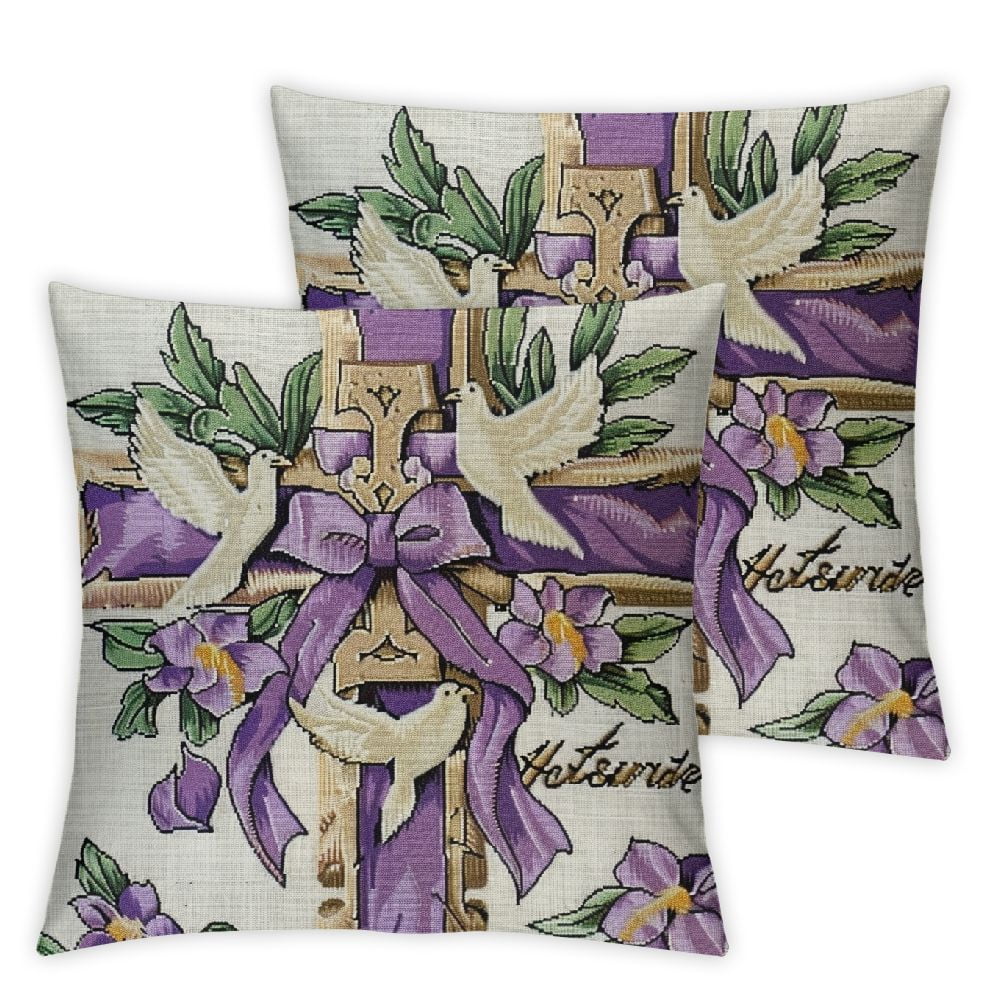 Nawypu Easter He is Risen Decorative Throw Pillow Covers Jesus is The ...