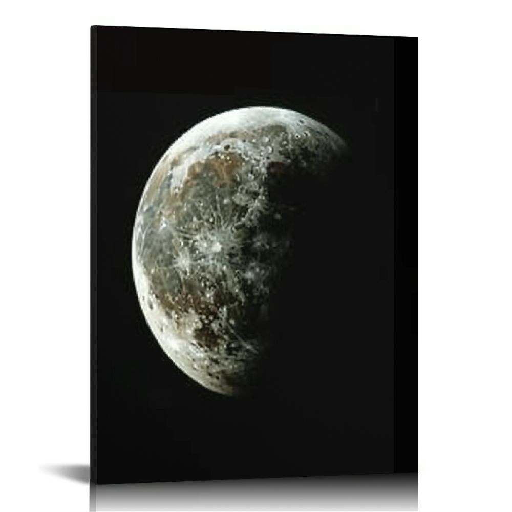 Nawypu Eclipse of the Moon Modern Canvas Prints Wall Decorations for ...