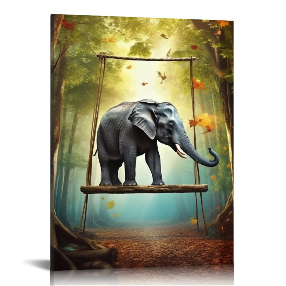 Nawypu Elephant Wall Art Mindset is Everything Motivation Office Wall ...