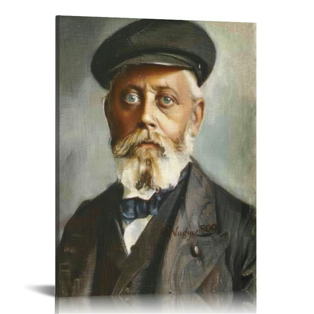 Nawypu Elijah McCoy Portrait Poster Black History Month 3 Canvas ...