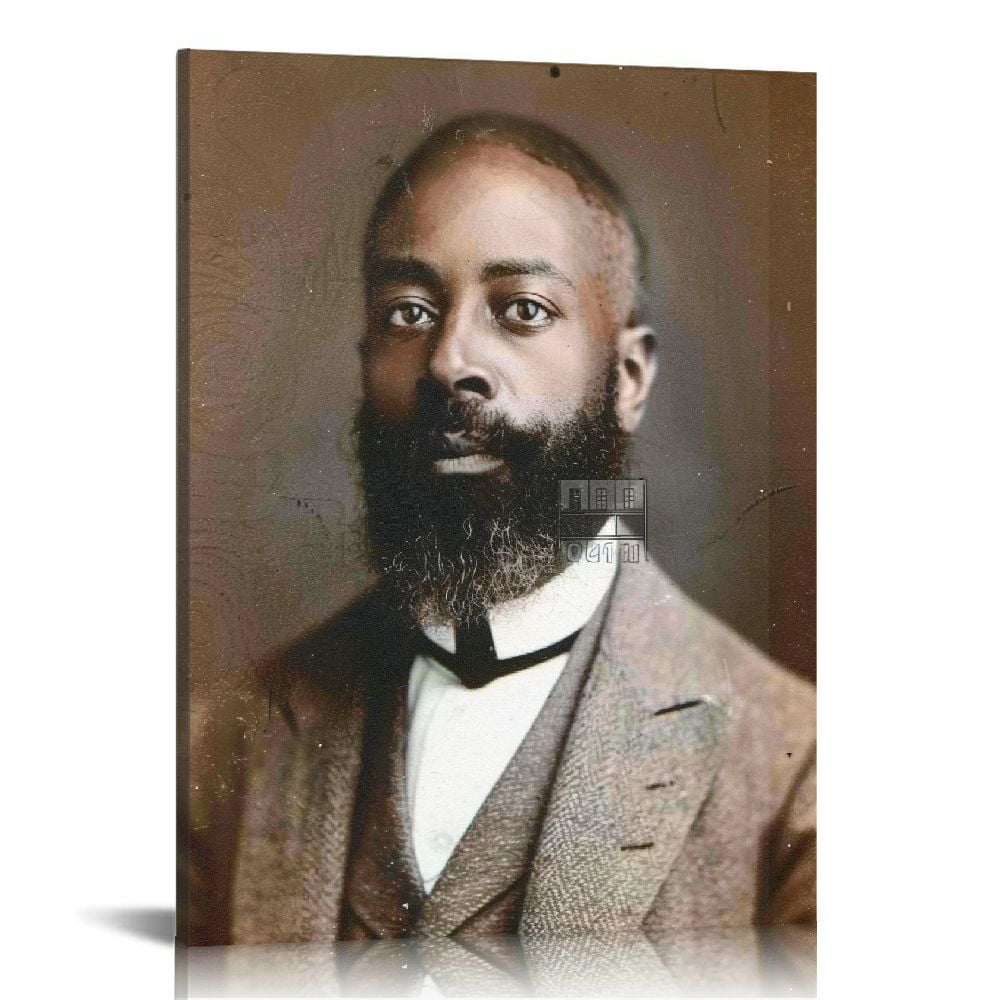 Nawypu Elijah McCoy Portrait Poster Black History Month Canvas Painting ...