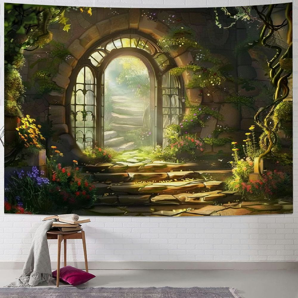 Nawypu Fairy Tapestries, Fantasy Forest Tapestry Wall Hanging, Mystic ...