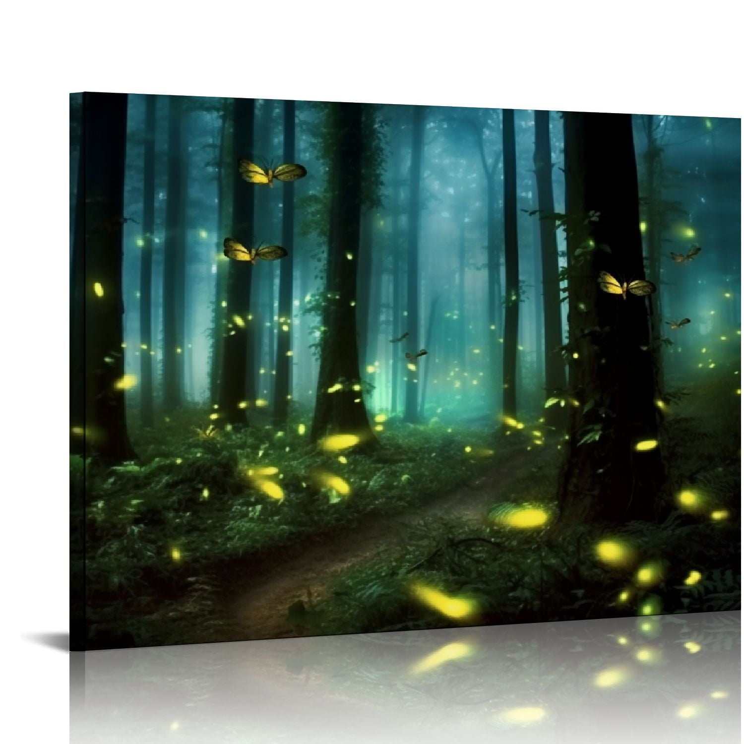Nawypu Fireflies Glow At Night Summer Forest Scenery Photograph ...