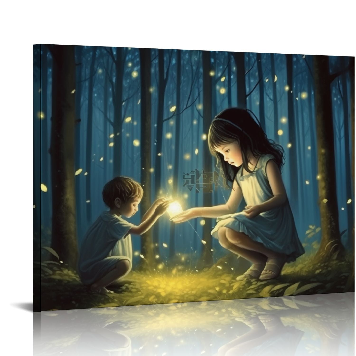 Nawypu Firefly Secrets Chasing Fireflies Poster Art Canvas Painting HD Painting Printing Artwork ...