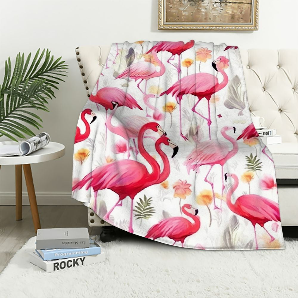 Nawypu Flamingo Blanket Pink Flamingo Gifts for Women Cute Flamingo and ...