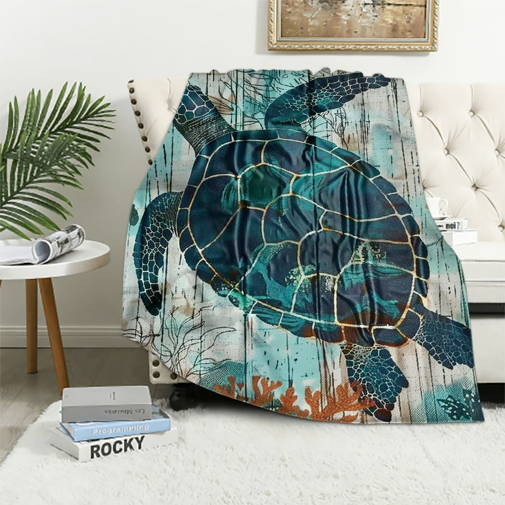 Nawypu Flannel Bed Blankets Lightweight Cozy Throw Blanket for Couch ...