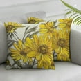 Nawypu Floral Throw Pillow Cover Set Of Lily Carnation Bouquet Beauty Botany Field Flourishing