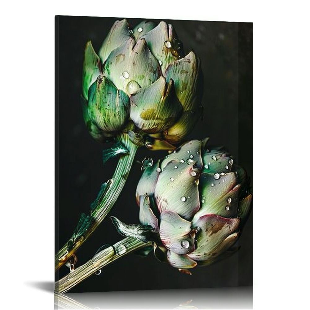 Nawypu Food Poster and Print Pineaplle Artichoke Eggs Vegetable Canvas ...