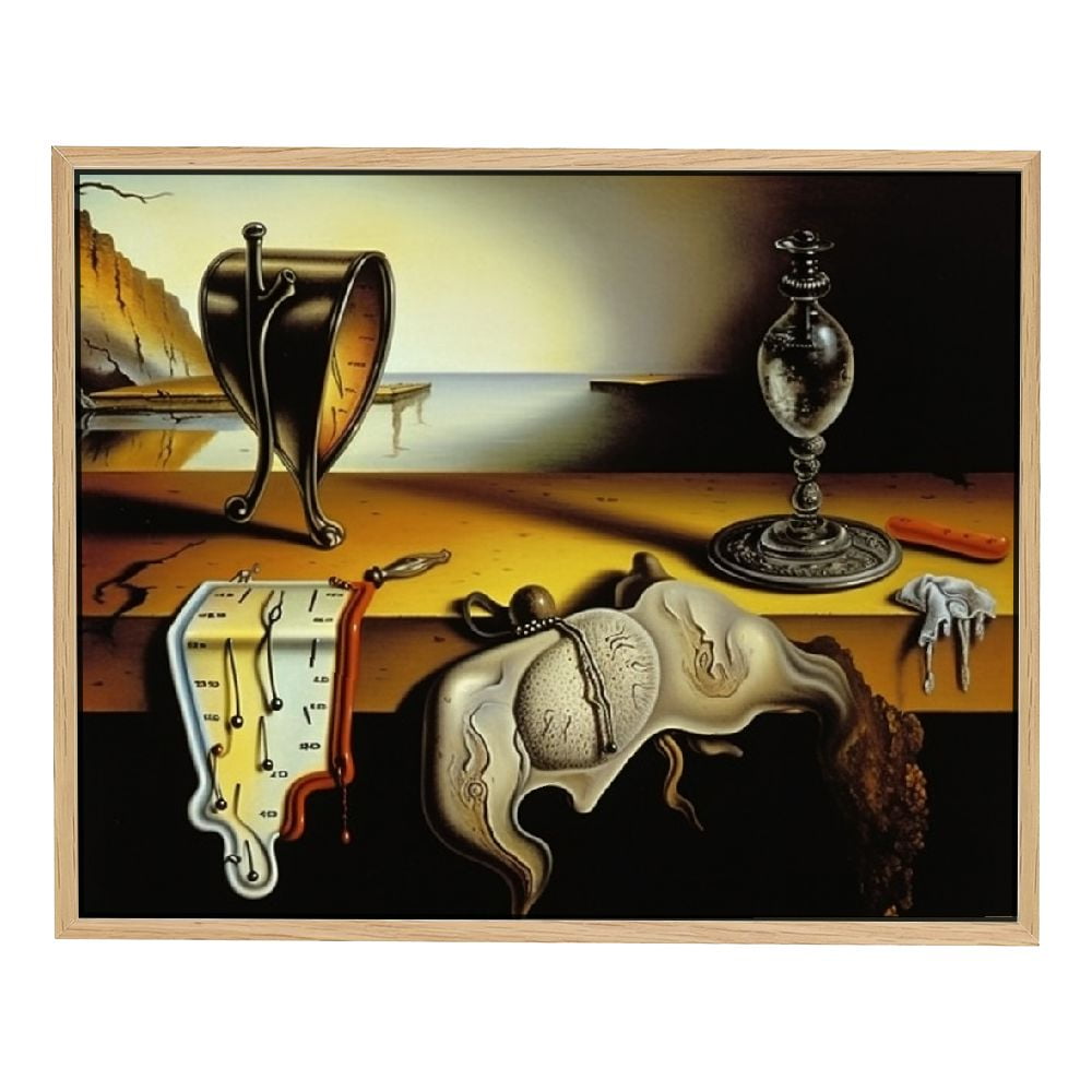 Nawypu Framed Canvas Giclee Print-The Persistence of Memory, 1931 by ...