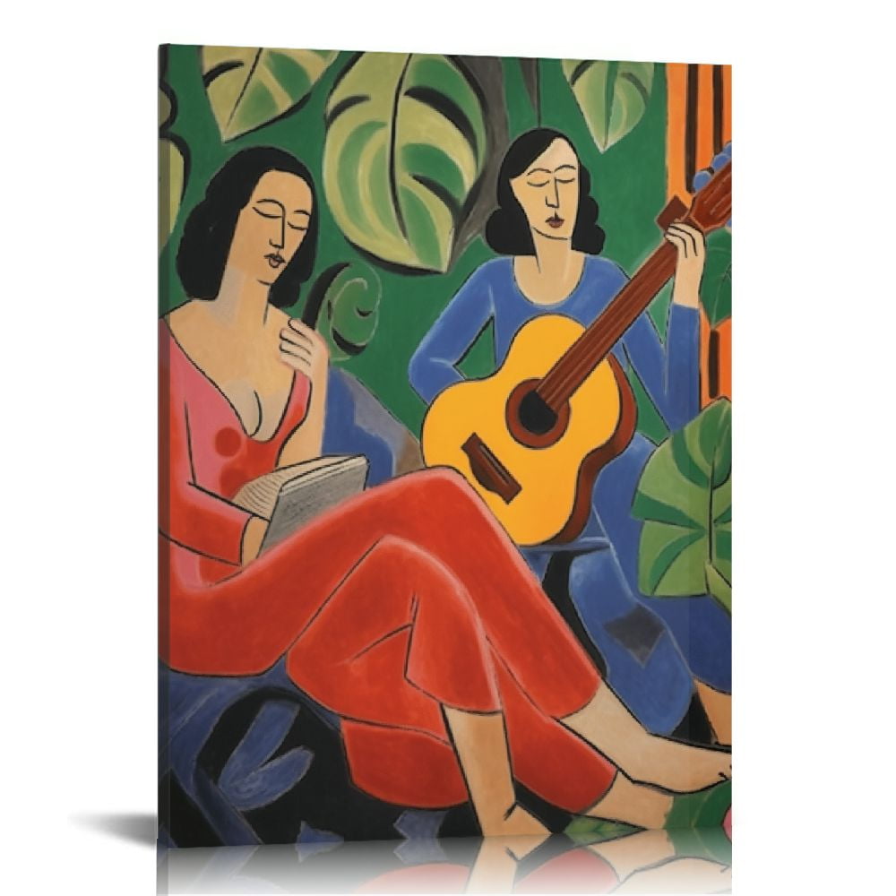 Nawypu Framed Canvas Print Wall Art Henri Matisse Music Canvas Prints ...