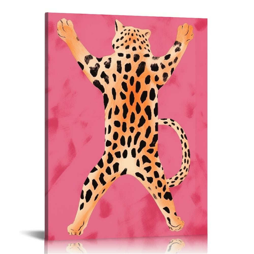 Nawypu Framed Canvas Print Wall Art Preppy Room Decor Jungle African ...