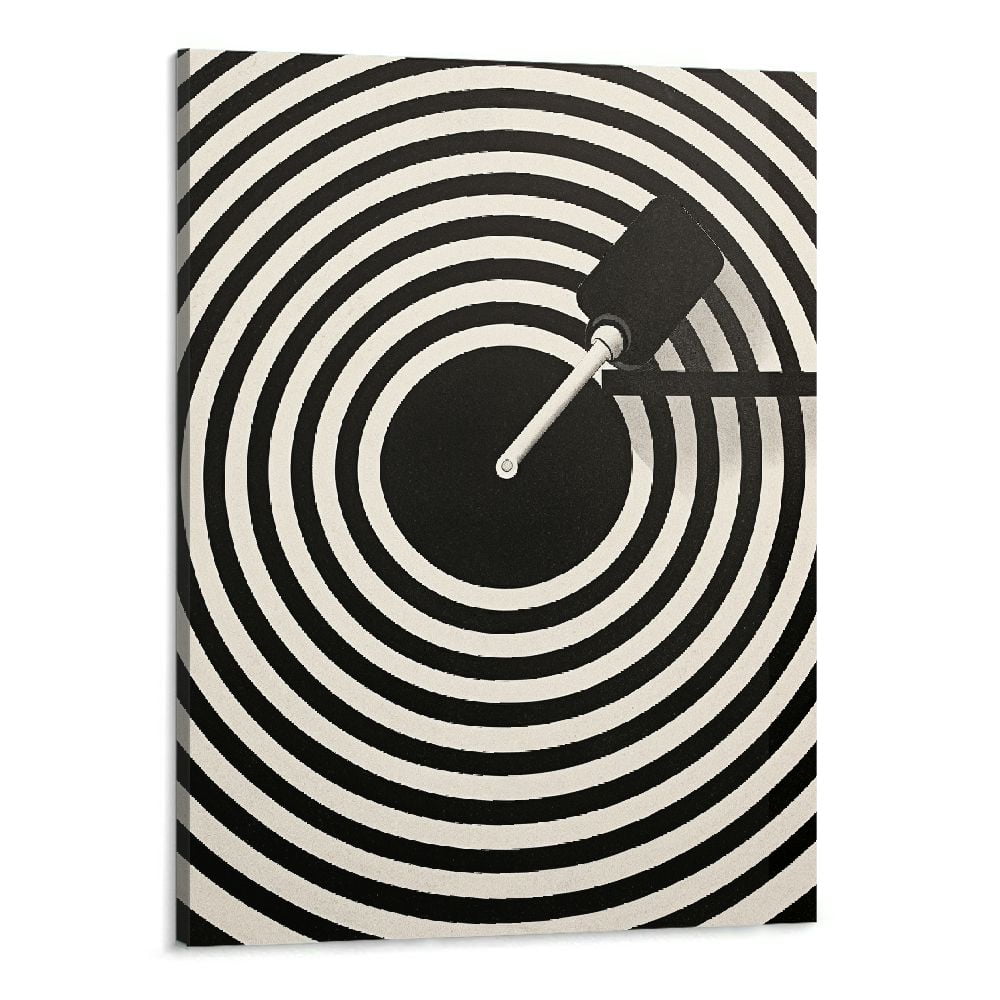Nawypu Framed Canvas Print Wall Art Set Mid-Century Geometric Music ...