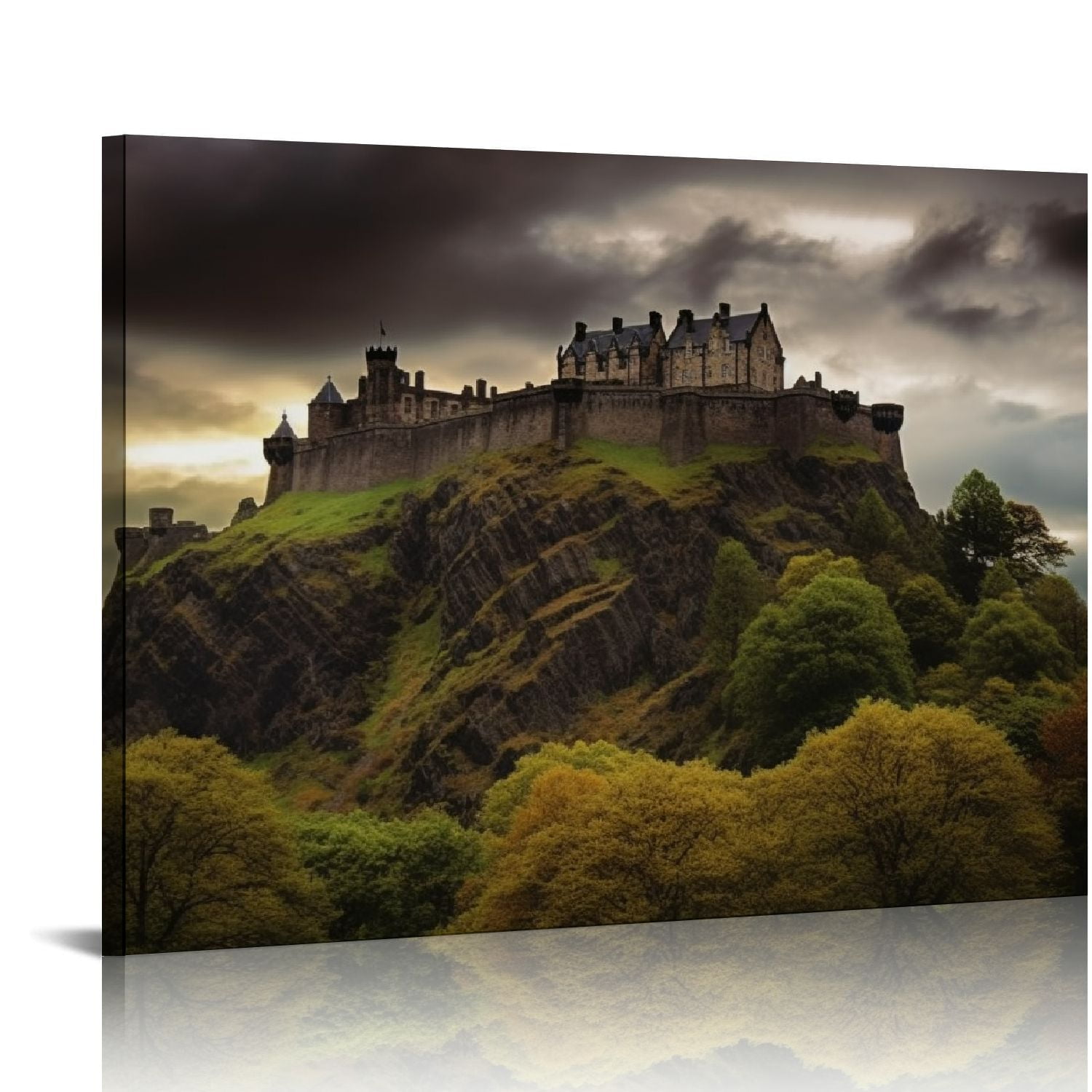 Nawypu Framed Print - Edinburgh Castle Scotland (Picture Poster Art ...