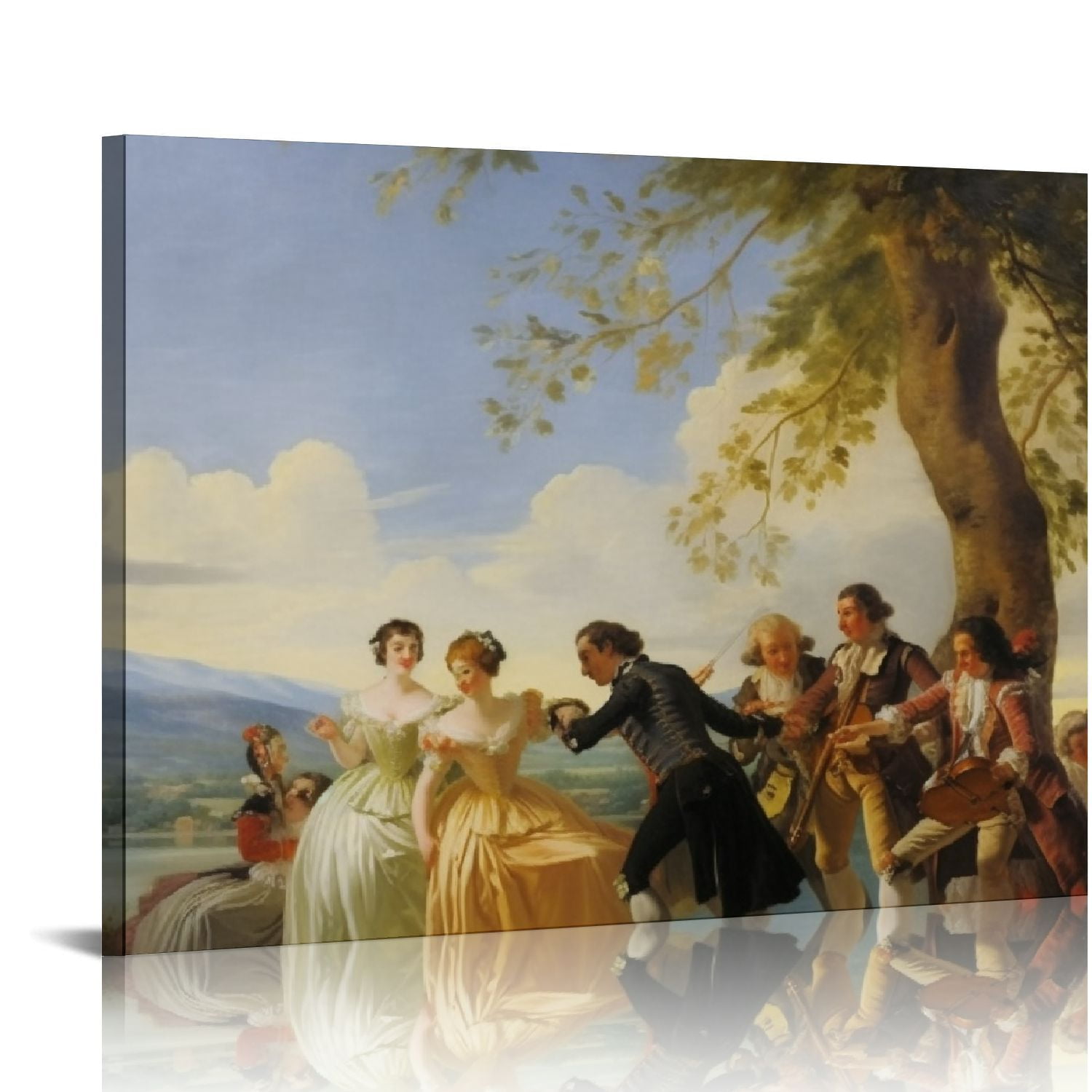 Nawypu Francisco De Goya Art Poster Blind Mans Buff Canvas Wall Art ...