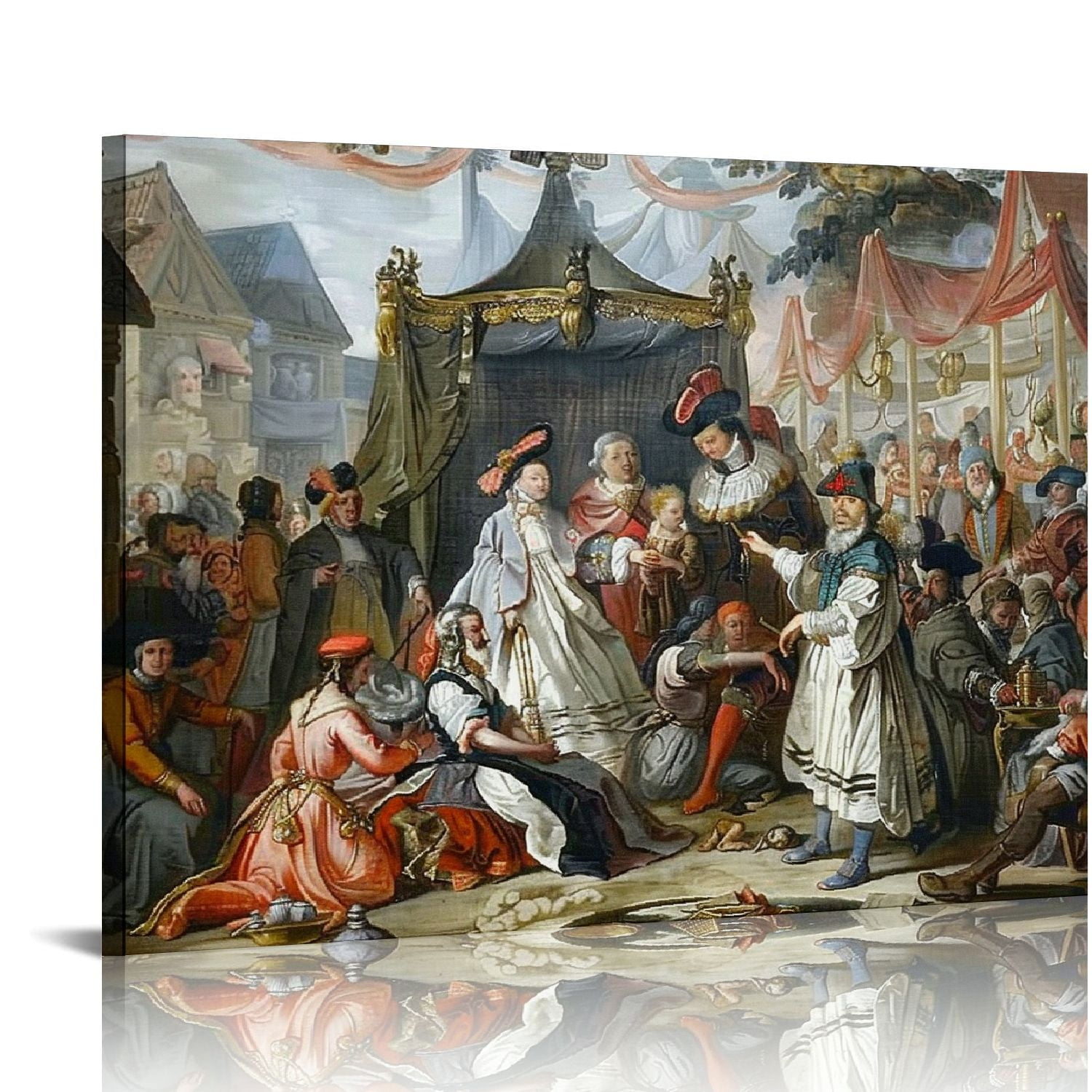 Nawypu Francois Boucher Prints Poster - Courtyard of The Chinese ...