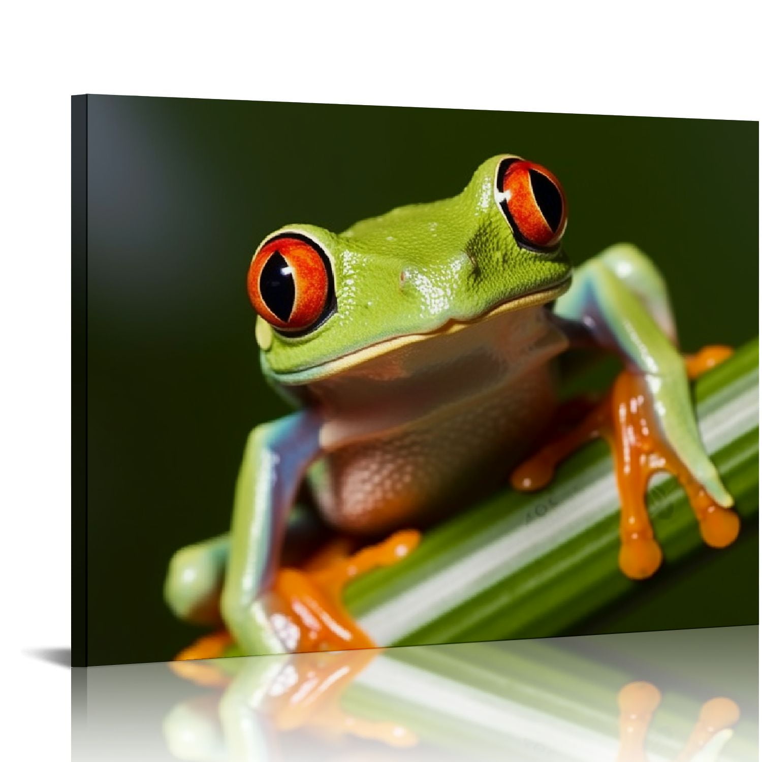 Nawypu Frog Pictures Canvas Wall Art For Living room Prints Poster ...