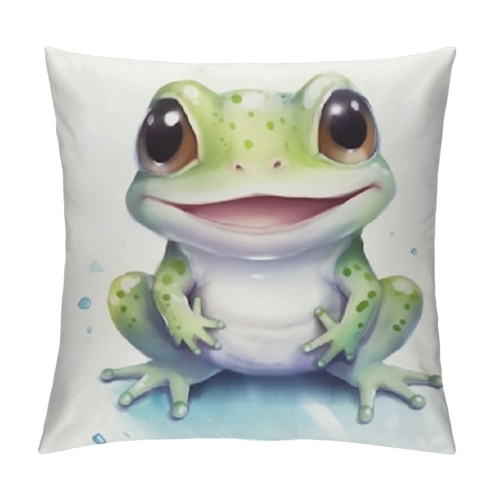 Nawypu Frog Pillow Covers, Frogs Gifts for Girls Frog Lovers Women ...