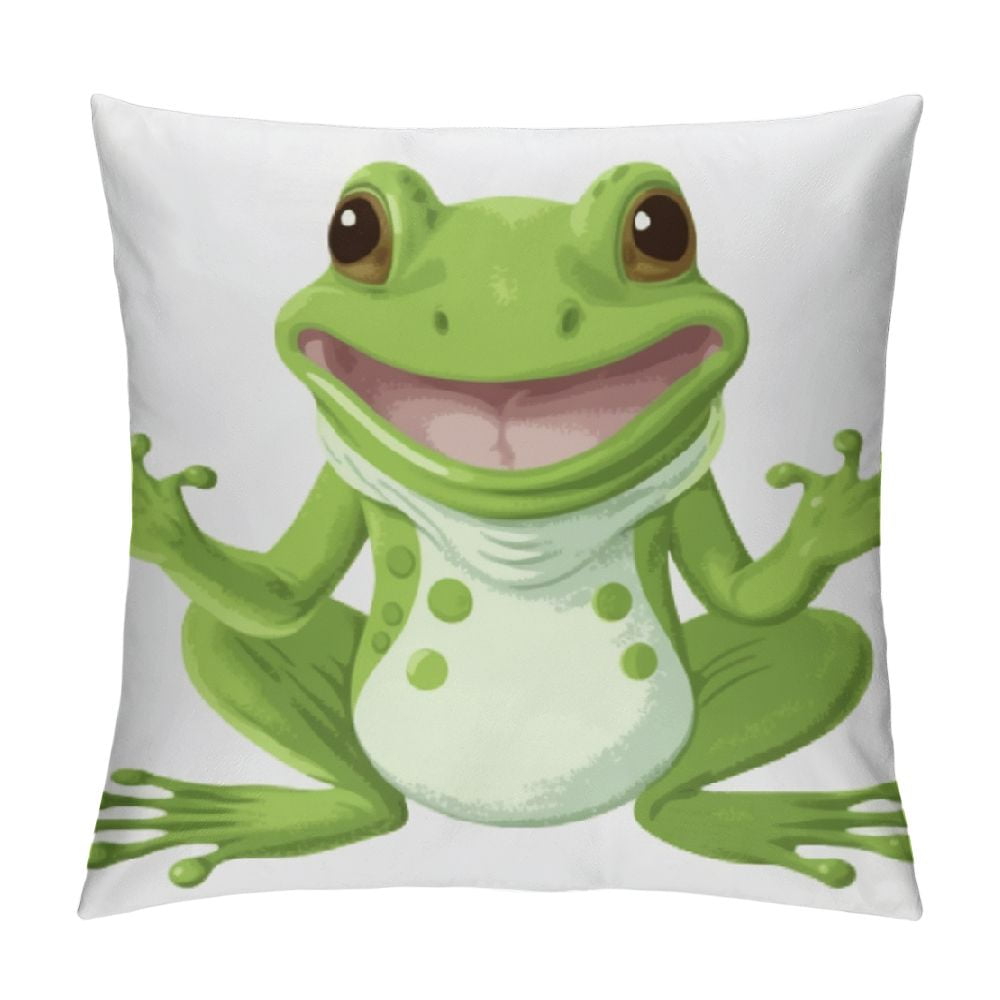 Nawypu Frog Pillow Covers, Frogs Gifts for Girls Frog Lovers Women ...