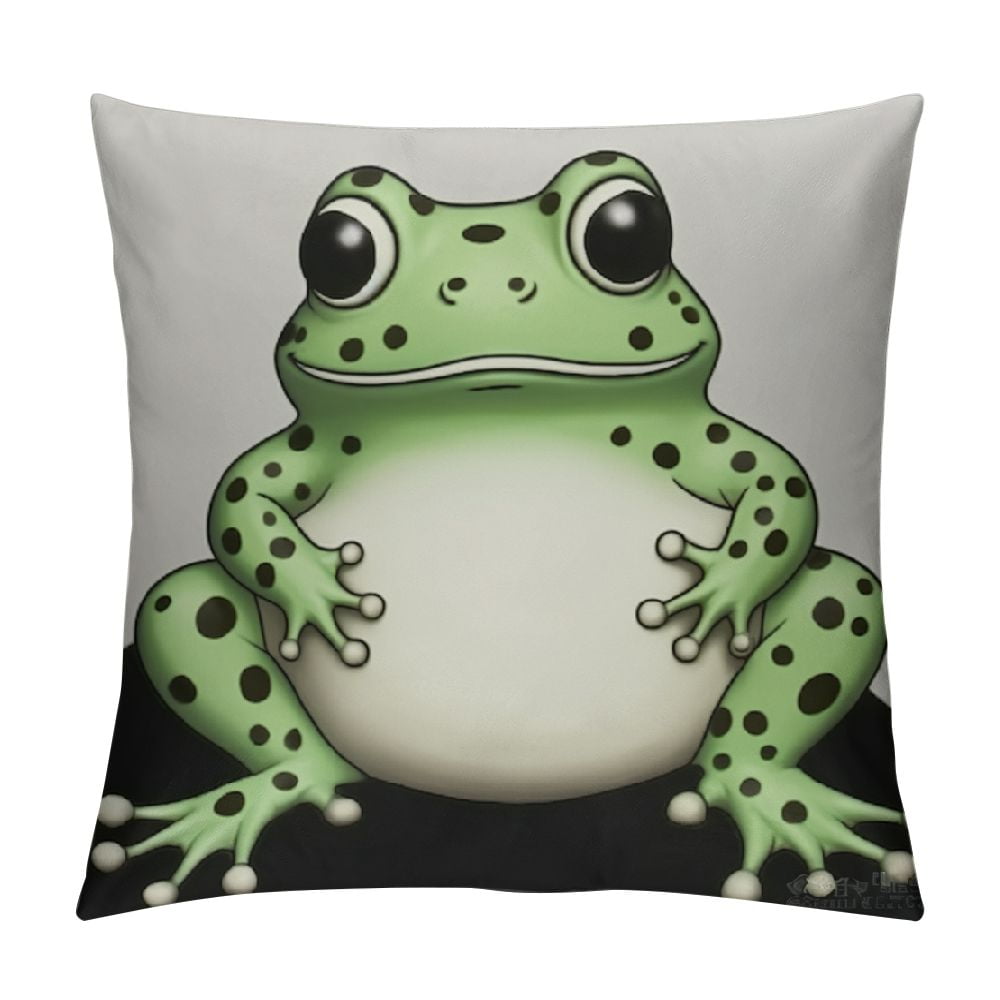 Nawypu Frog Pillow Covers,Frogs Throw Pillow Covers,Frogs Lover Gifts ...