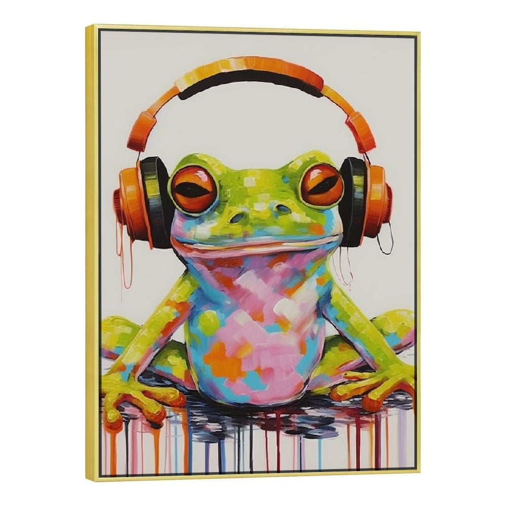 Nawypu Frogs are Doing Yoga and Listening to Music Funny Animal ...