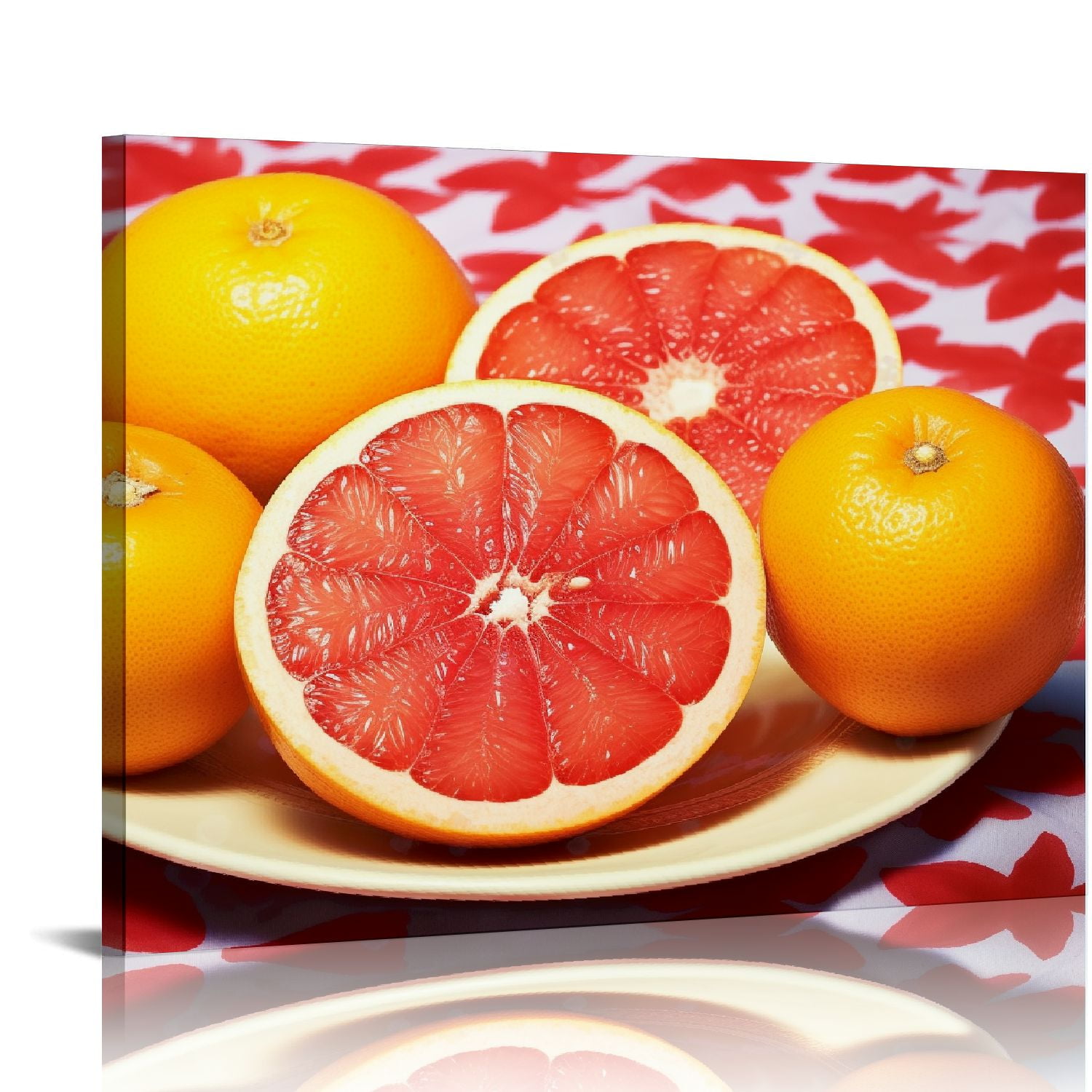 Nawypu Fruit Canvas Wall Art - Fresh Fruit Pictures 68" - Kitchen Wall ...