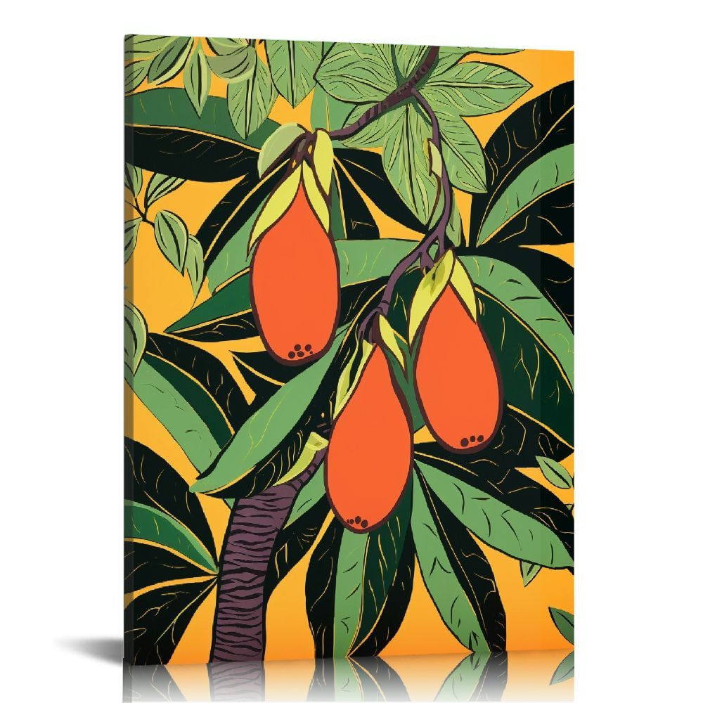 Nawypu Fruit Market Poster Aesthetic, Abstract Flower Wall Art Prints ...