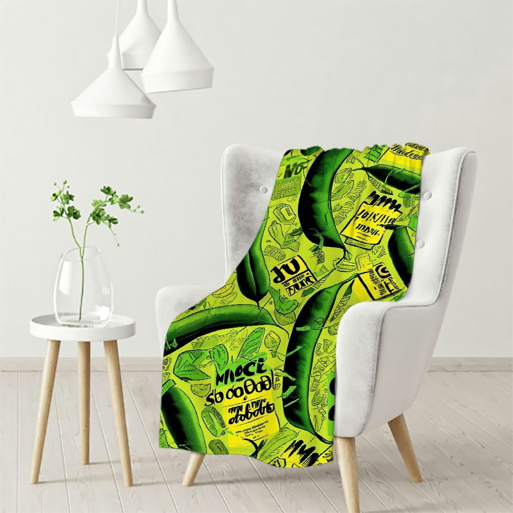 Nawypu Funny Pickles Flannel Gifts Blanket Pickle Gift for Women Men ...