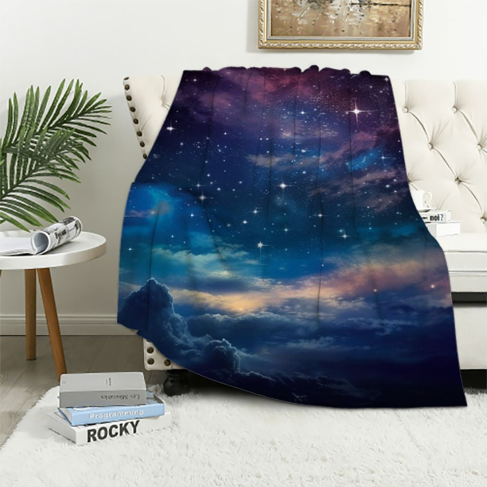 Nawypu Galaxy Blanket, Outer Space Universe Warm Throw Blanket for ...