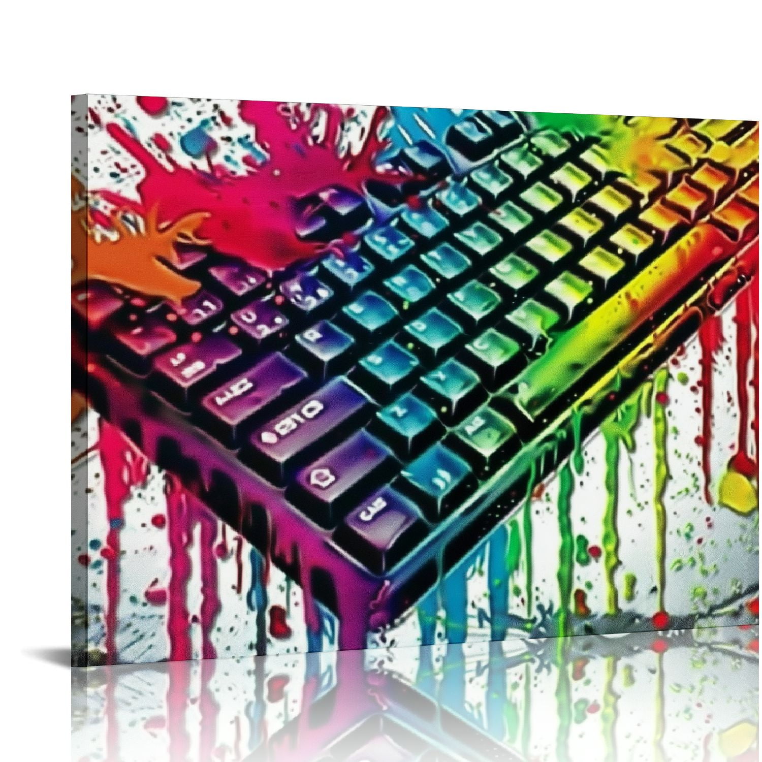 Nawypu Game Wall Decor Gaming Art Graffiti Gamepad Headphones Canvas ...