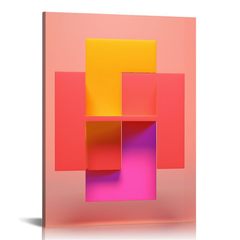 Nawypu Gamer Symbol Canvas Wall Art for Gaming Room Wall Decor Colorful ...