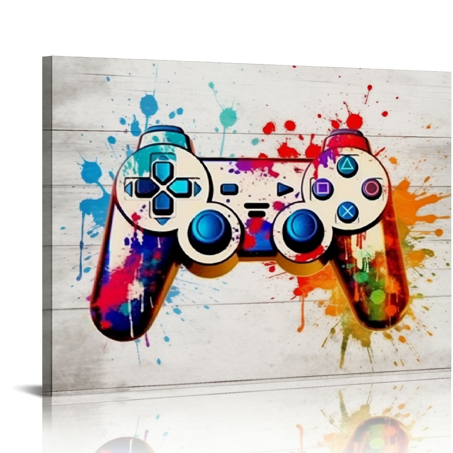 Nawypu Gaming Room Decor Canvas Wall Art Video Game Art Prints Framed ...