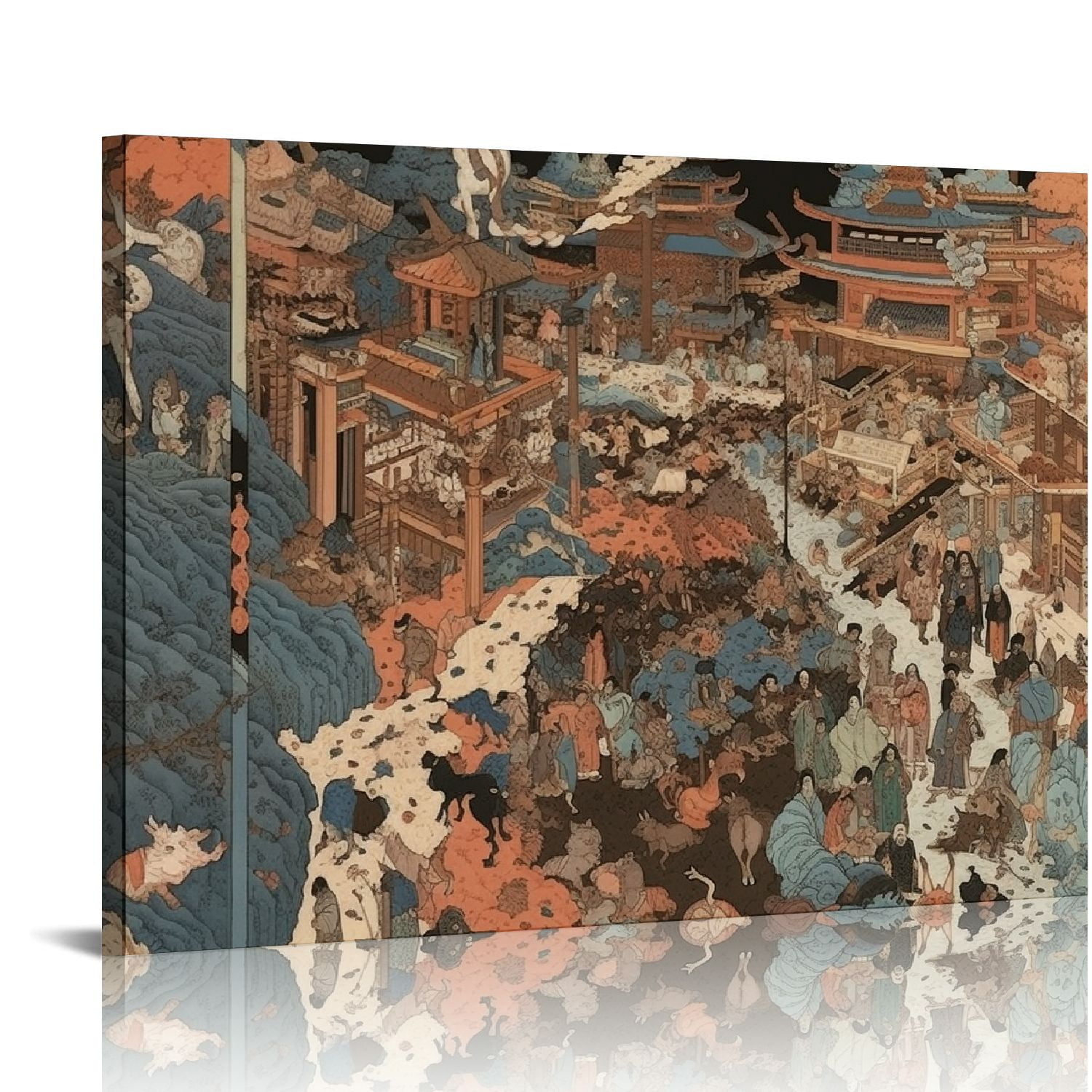 Nawypu Ghosts, Devils and the King of Hell Canvas Art Print Wall Decor ...