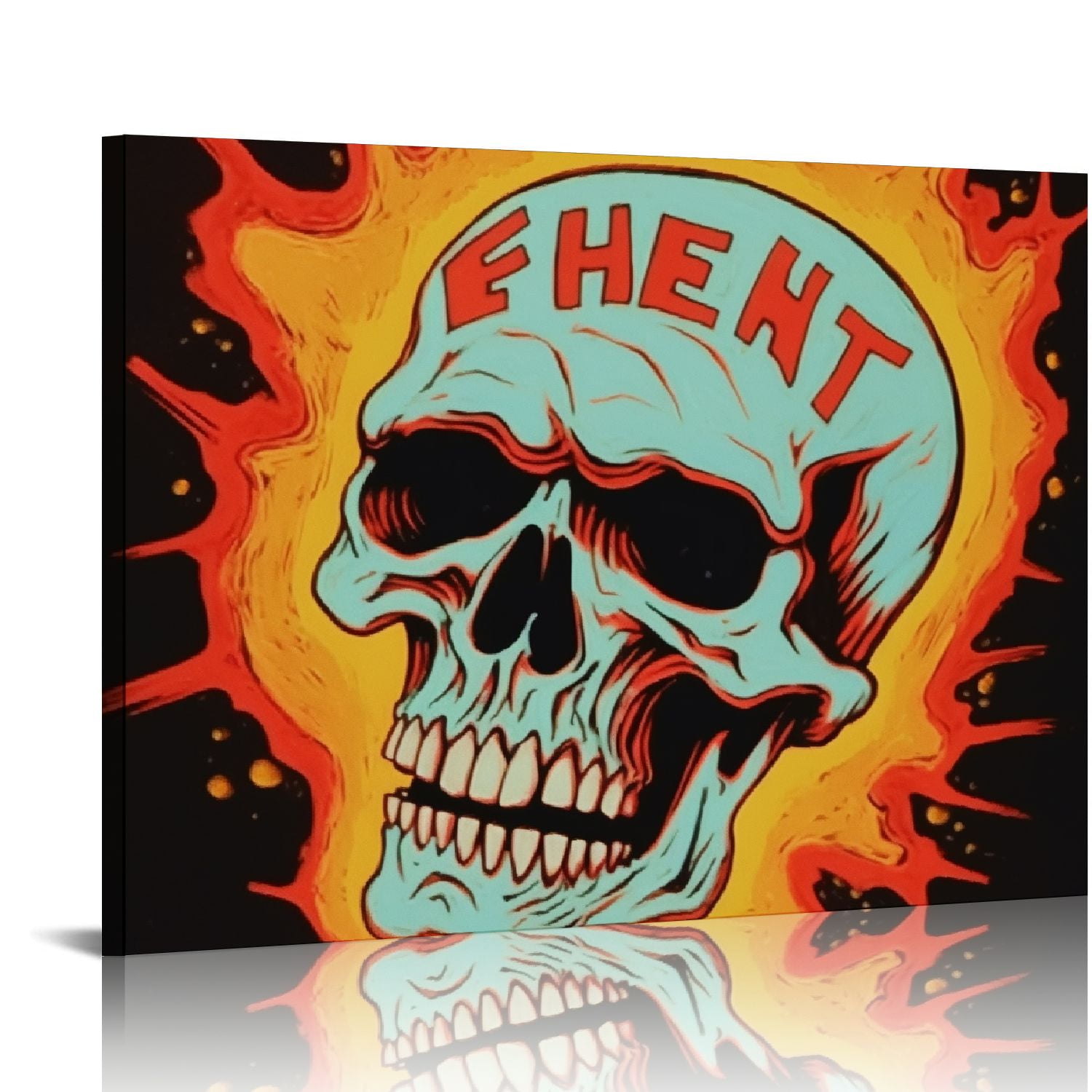 Nawypu Give 'Em Hell Poster Wall Art Decor Metal Sign - 8 x 12inch ...