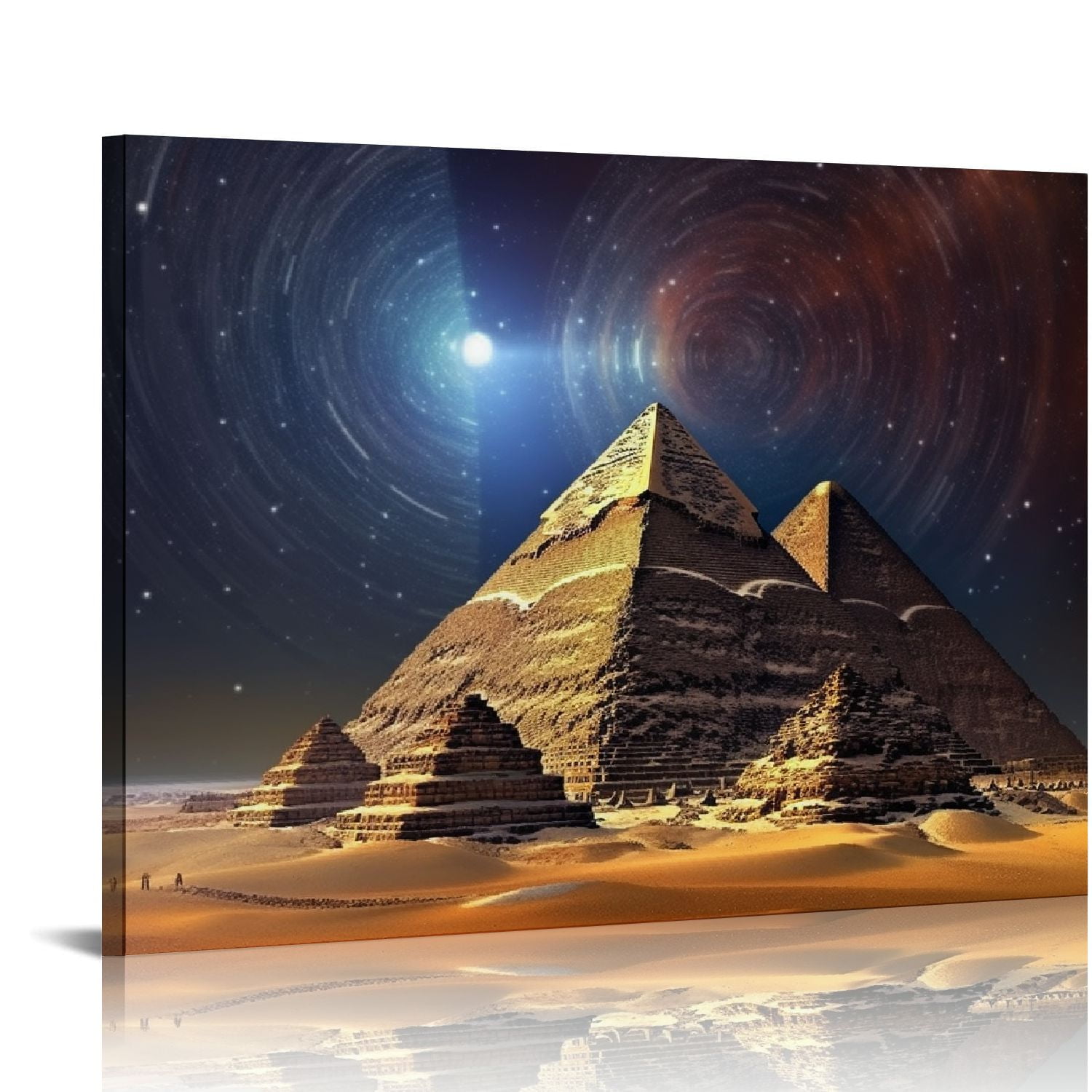 Nawypu Giza Pyramid Ancient Egypt Poster Art Canvas Painting HD ...