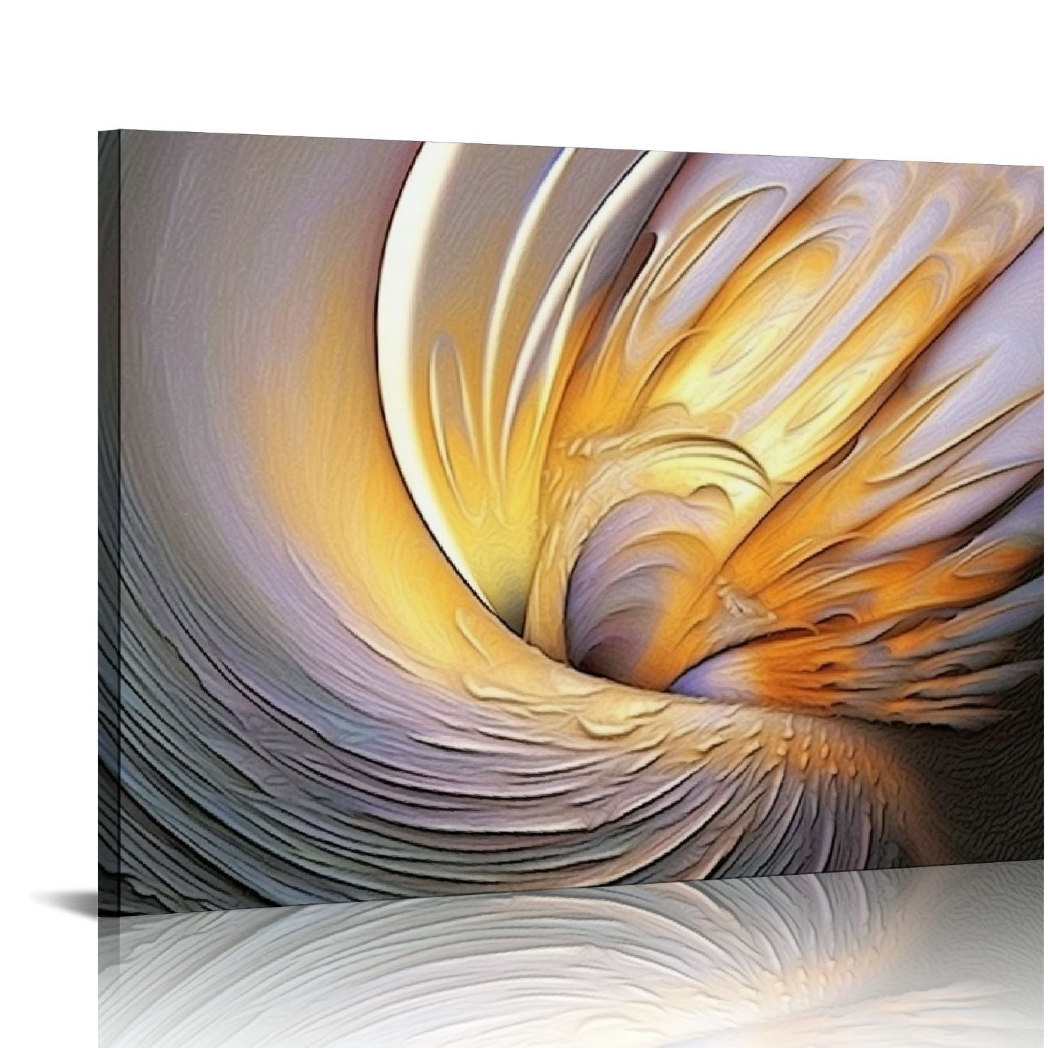 Nawypu Gold Abstract Art Wall Canvas Artwork for Walls Framed Wall Art ...