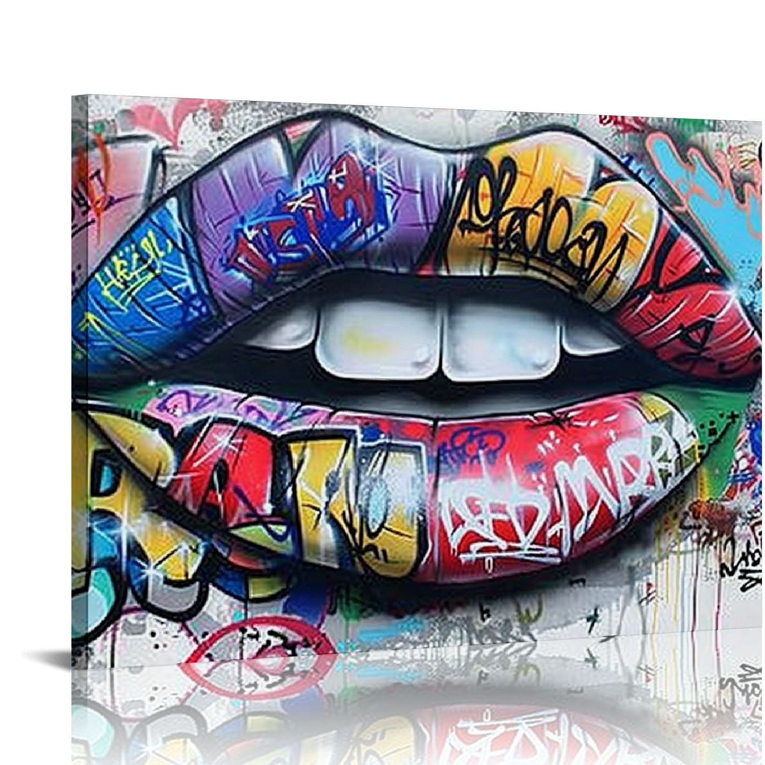 Nawypu Graffiti Wall Art Graffiti Canvas Wall Art Wall Art Pop Art ...