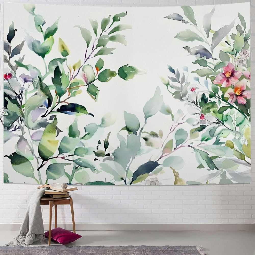 Nawypu Green Eucalyptus Tapestry Natural Art Tapestry, Natural Growing ...