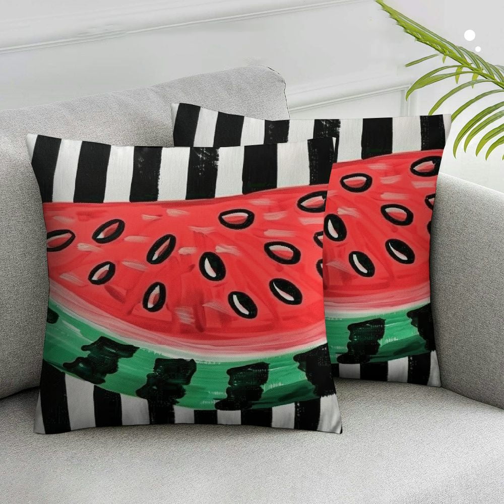 Nawypu Green Watercolor Summer Watermelon Black Berry Watermelons ...