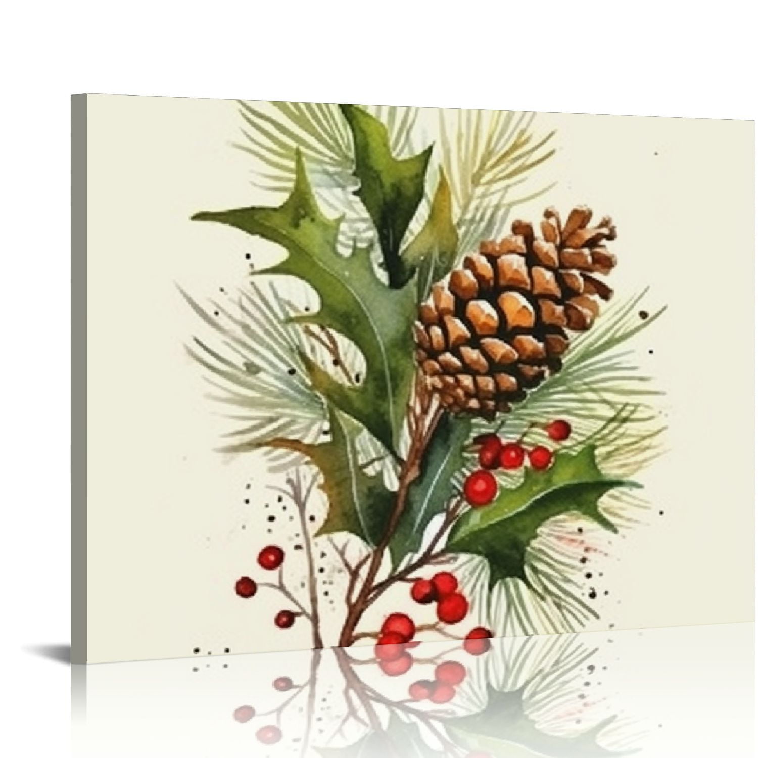 Nawypu Greenery wall art, Coniferous Prints Botanical, Pine Print, Pinecone Art Print, Perfect ...