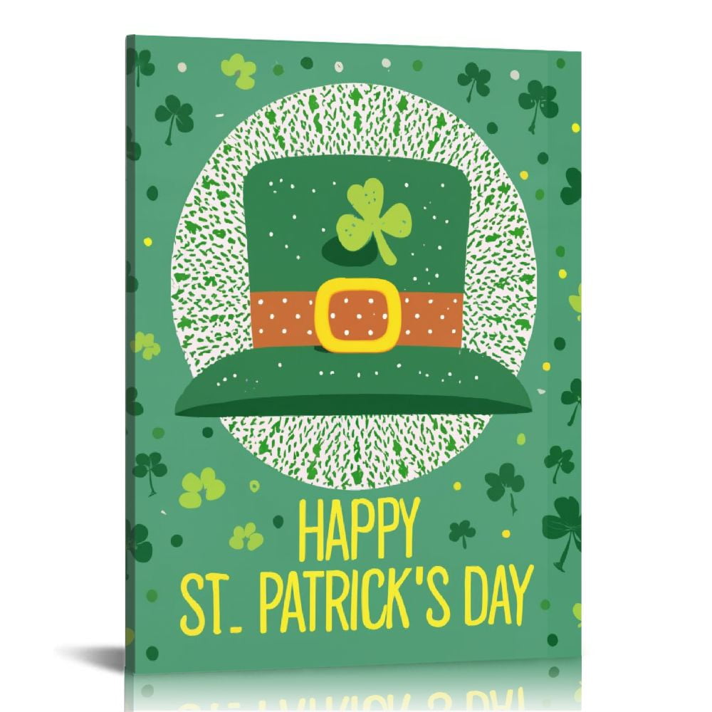 Nawypu Happy St. Parikh's Day Sign Wall Art Irish Home Signs Decor ...