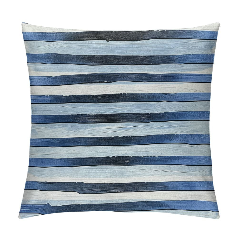 Nawypu Harbour Stripe Pillow Cushion Cover Pack of , Abstract ...