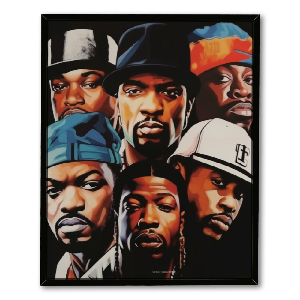 Nawypu Hip Hop Old School West Coast Hip Hop Music Canvas Art Poster ...