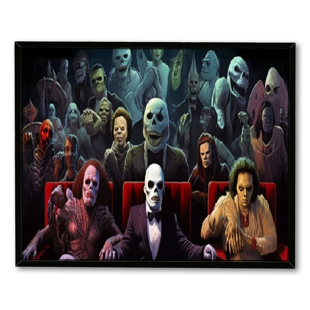 Nawypu Horror Movies Canvas Poster Wall Art Framed,Modern Decoracion ...