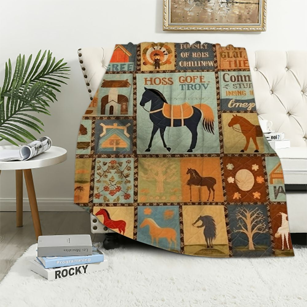 Nawypu Horse Gifts for Women, Horse Blanket for Girls, Gifts for Horse ...