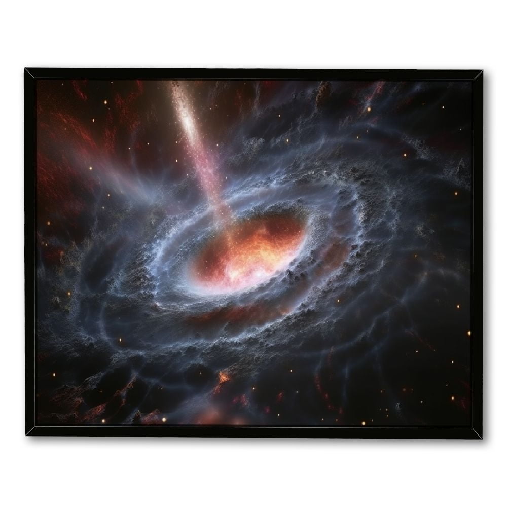 Nawypu Hubble Probe Star Tsunami Through The Galaxy Poster Cosmic Black ...