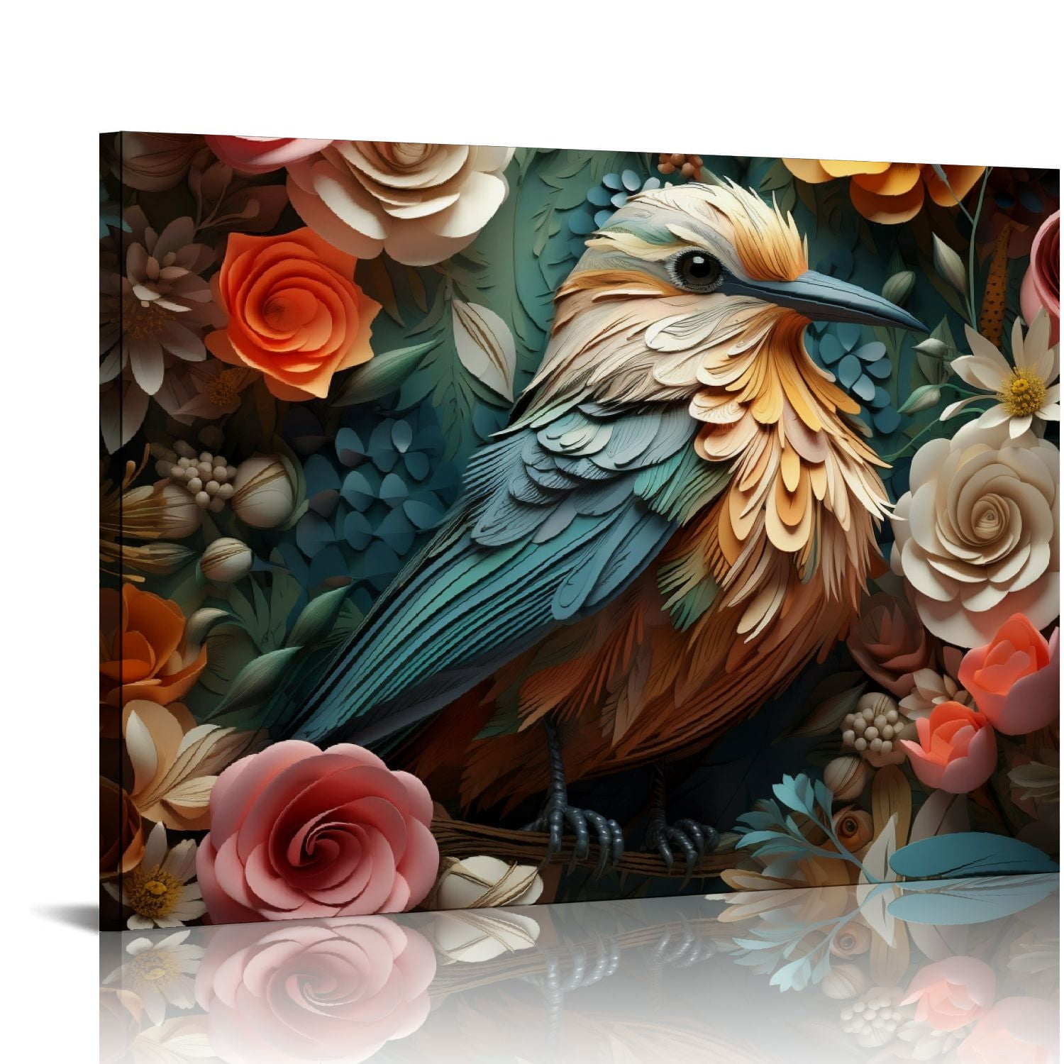 Nawypu Hummingbird Wall Art Bird Pictures Wall Decor Bird Wall Art ...