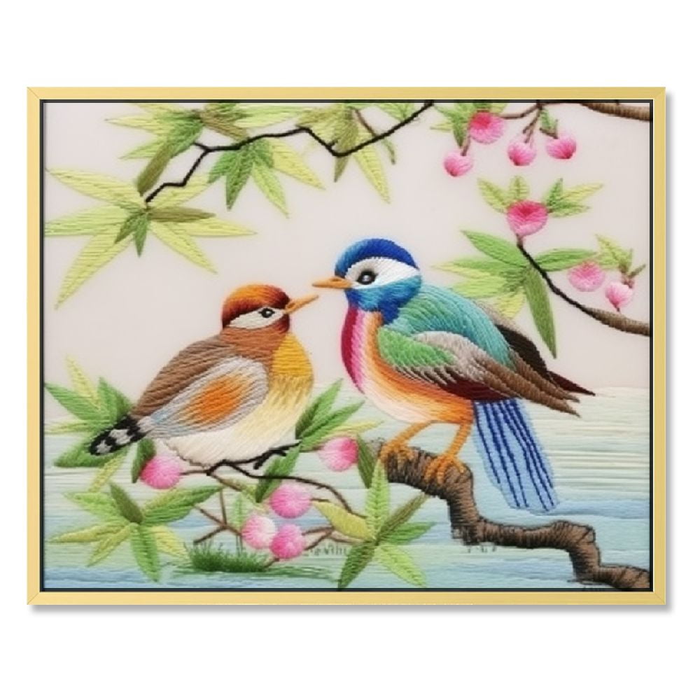 Nawypu Hunan Embroidery Art,Boatyard, Framed Hand Embroidery Artwork ...