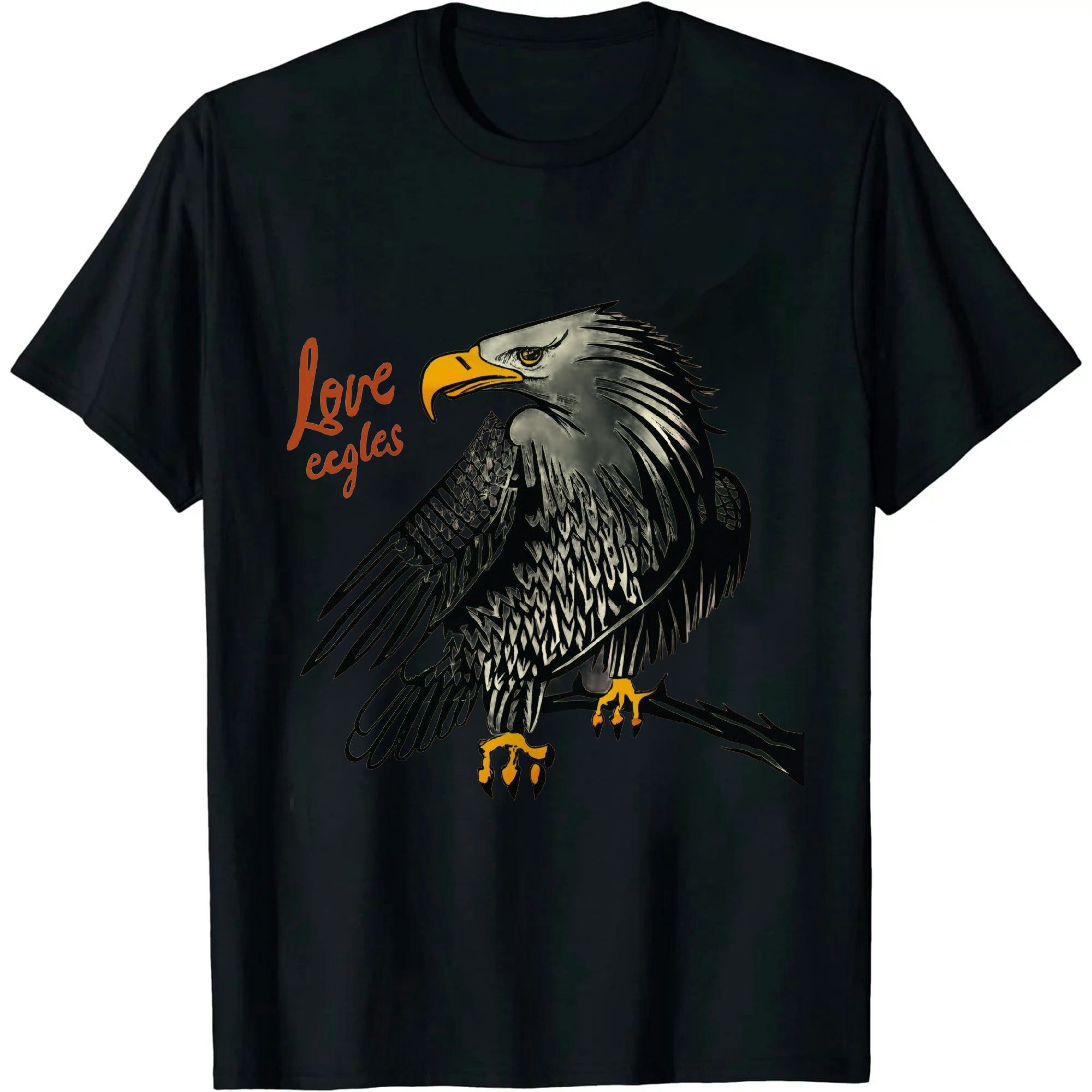 Nawypu I Love Eagles Funny American Bald Eagle Lover Bird T-Shirt - Walmart.com