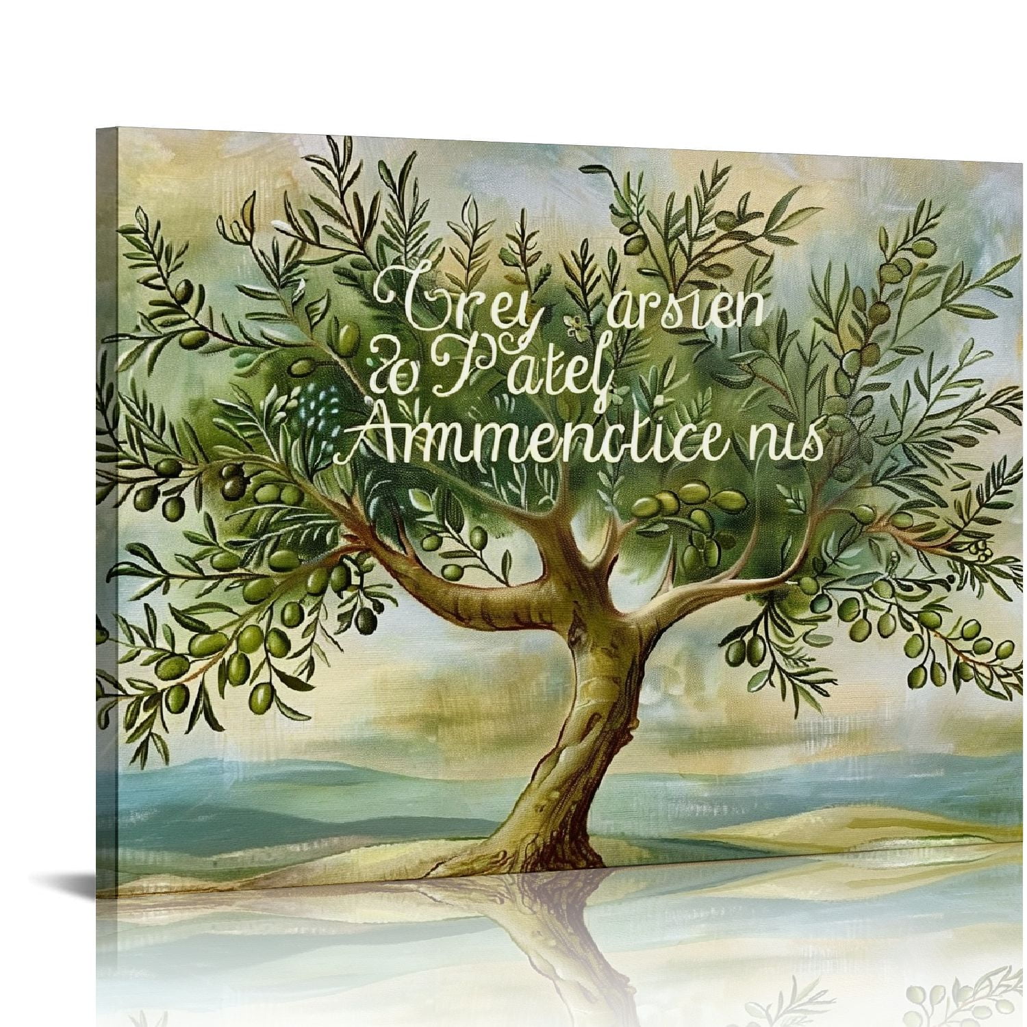Nawypu I am like an olive tree Canvas Prints Wall Art Painting, Olive ...